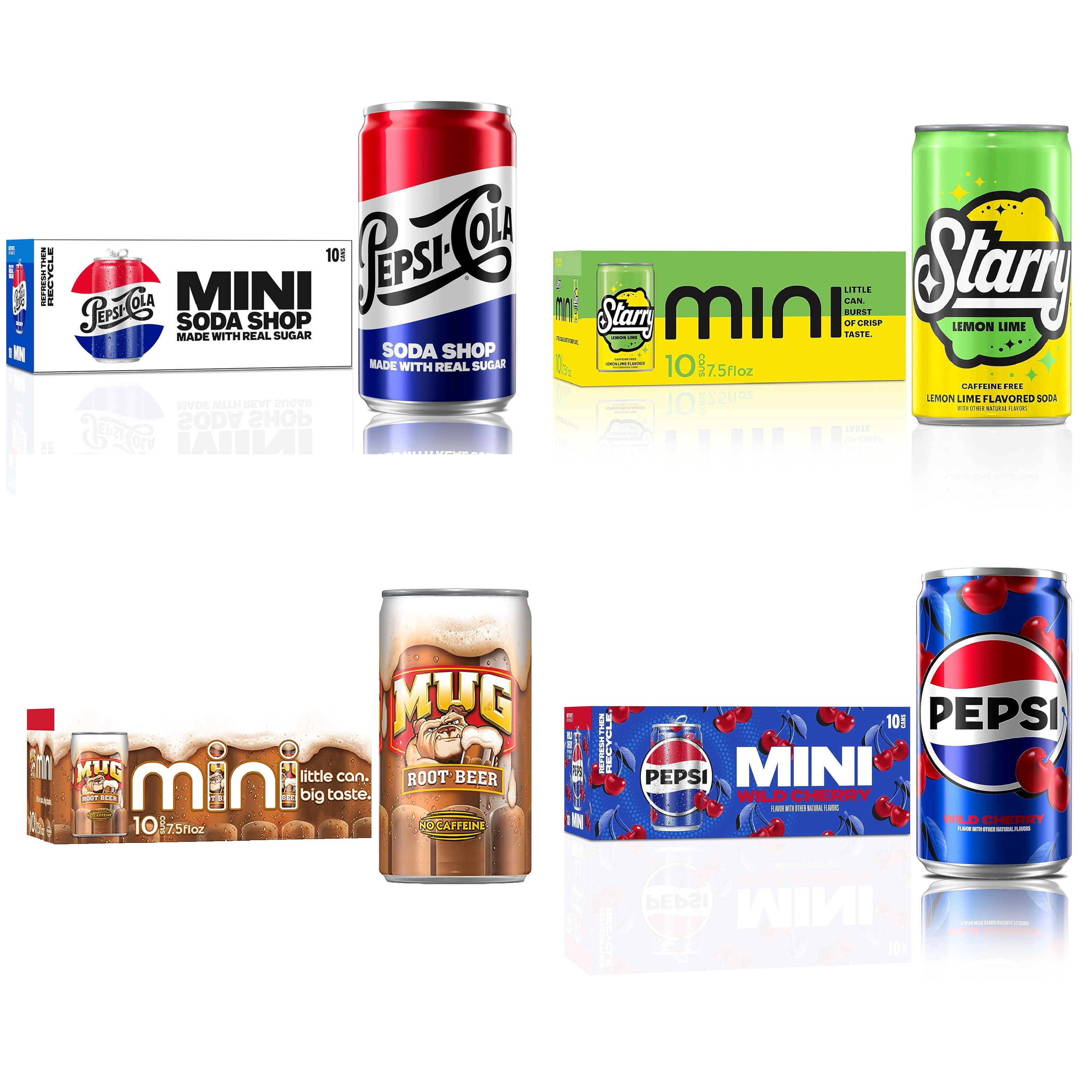 10ct Pepsi Mini Cans $5 Shipped at Brad's Deals