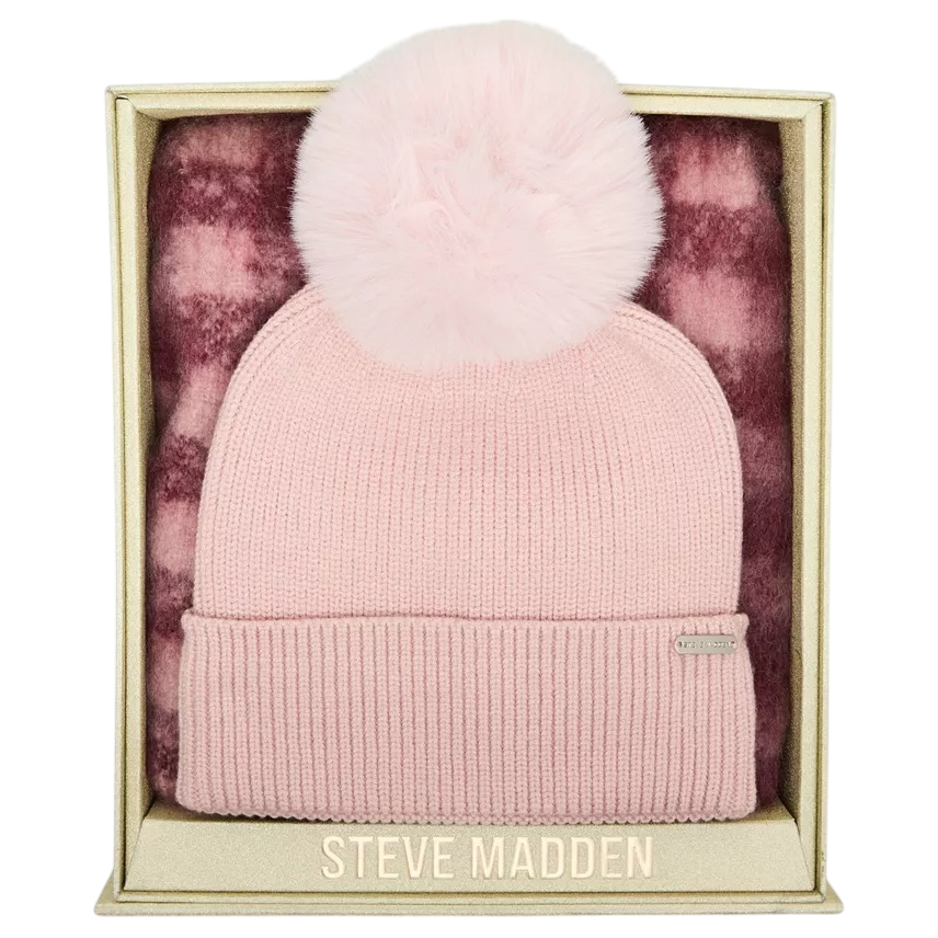 Steve Madden Hat & Scarf Gift Set $18 at Brad's Deals